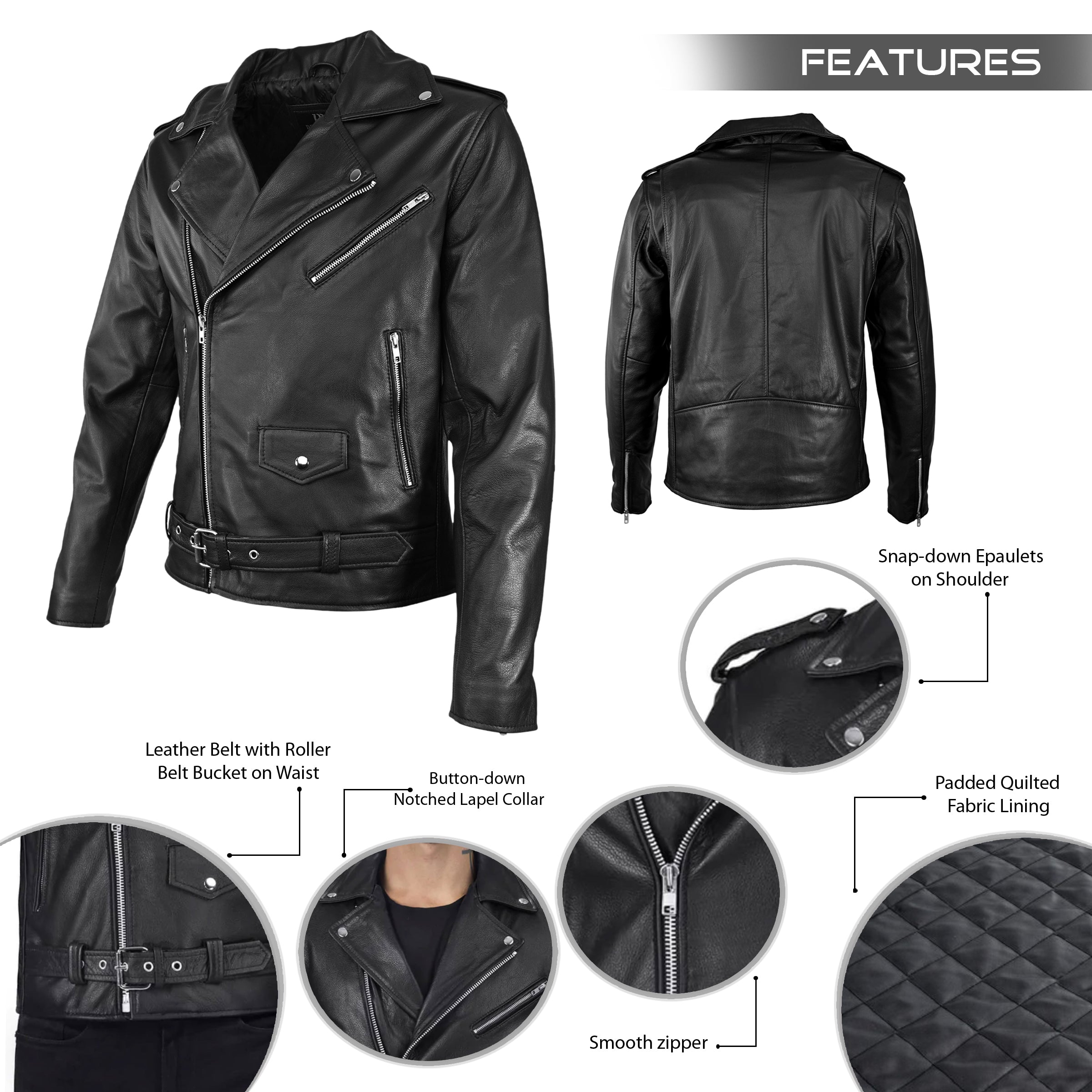Motorcycle Leather Jackets – Touch&Torn
